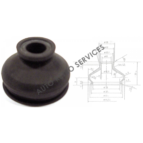 SOUFFLET / CACHE ROTULE DE DIRECTION / SUSPENSION - Auto Retro Services ...