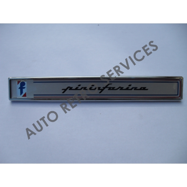 EMBLEME PININFARINA - Auto Retro Services Ile de France
